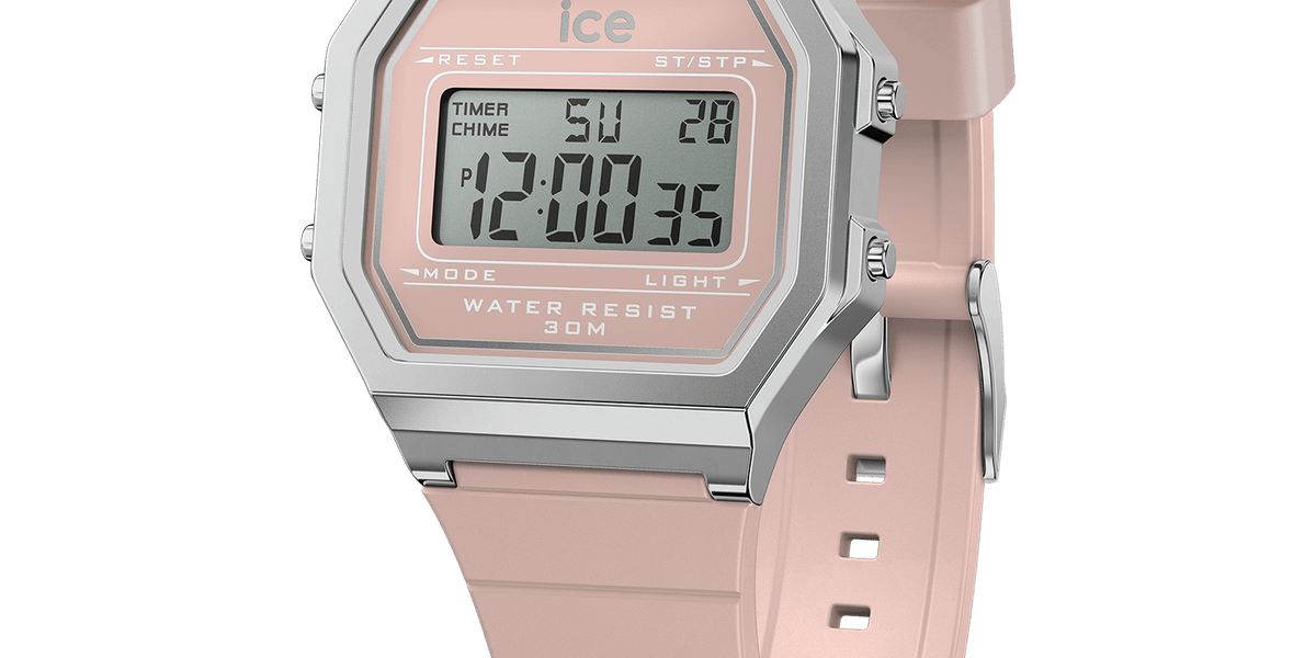 ICE digit retro - Babyatoutprix - Pink Silver • ICE watch South Africa